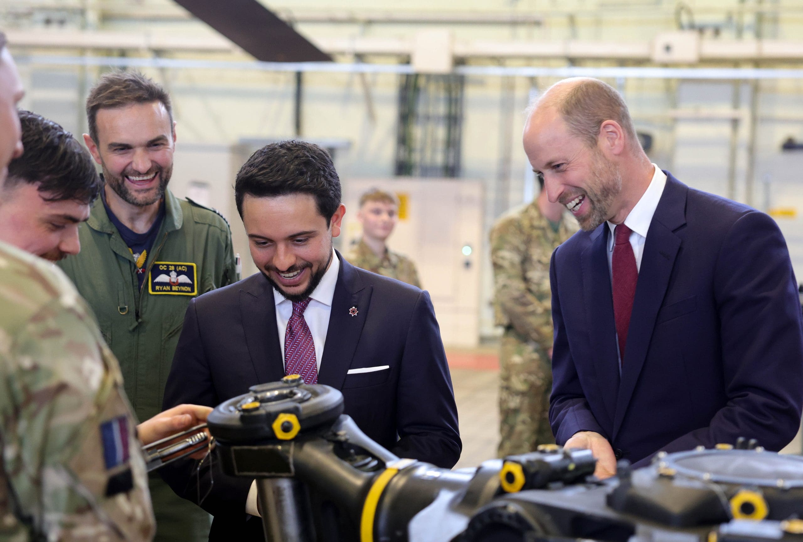 Prince William and Crown Prince Hussein join forces - The Royal News ...